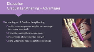 Corrective measures lengthening of fourth brachymetatarsia | PPT
