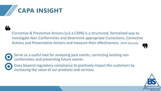 Corrective & Preventive Action | PPTX