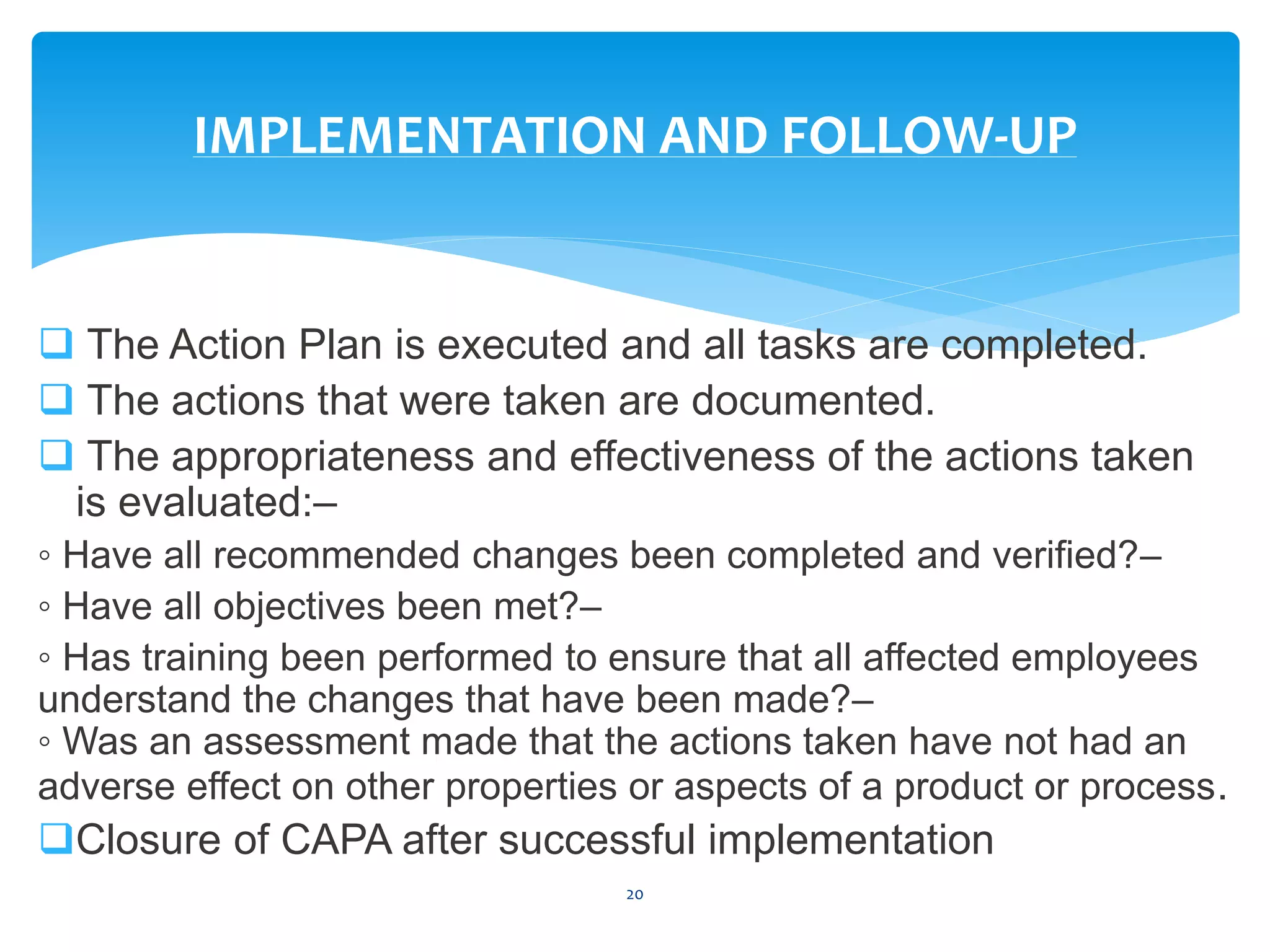 Corrective & Preventive actions (CAPA) | PPTX