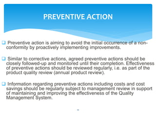 Corrective & Preventive actions (CAPA) | PPTX
