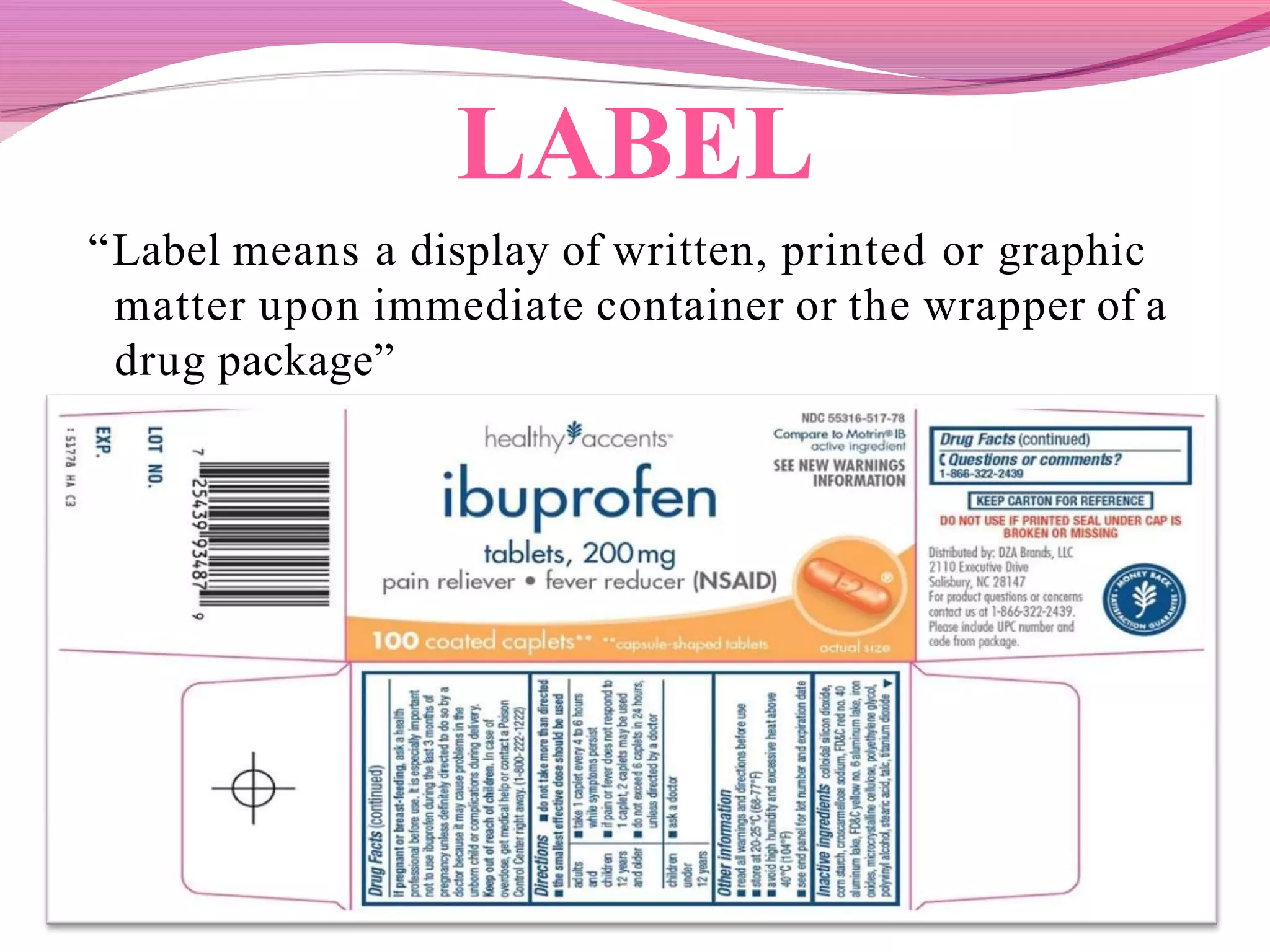 Correct labeling the drugs.pptx | Pharmaceutical Industry | Industries