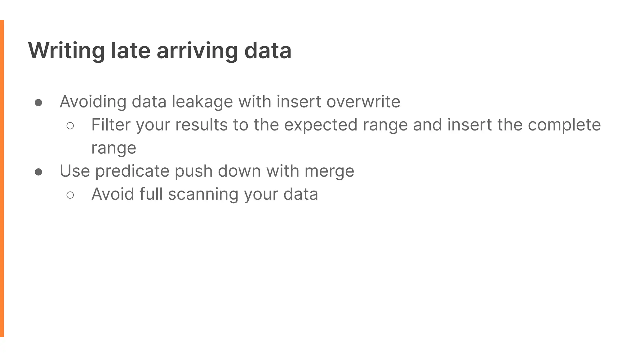 Correctly Loading Incremental Data at Scale | PDF