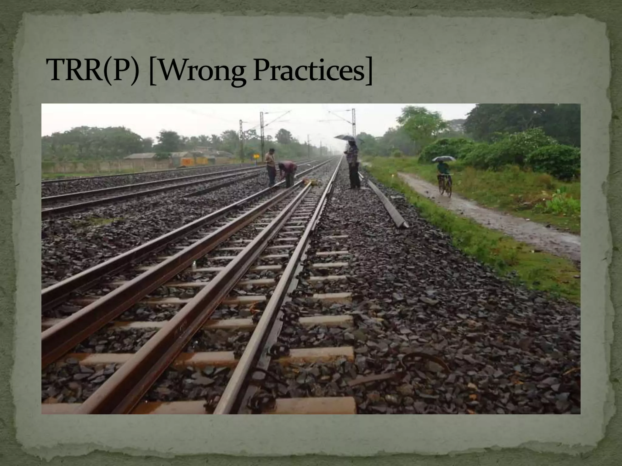 Correct method of handling and stacking of rails | PPTX