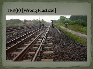 Correct method of handling and stacking of rails | PPTX