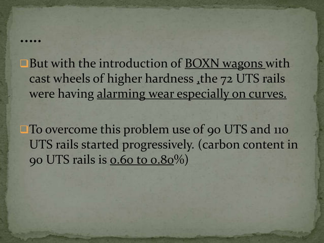 Correct method of handling and stacking of rails | PPTX | Track and ...