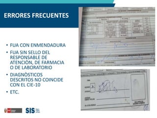EL CORRECTO LLENADO DE LAS FUAS PASO A PASO | PPTX