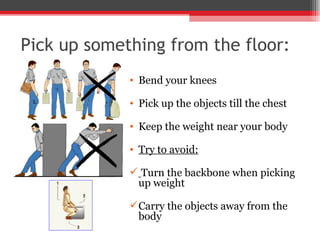 Correct Postural Habits 1º ESO Secciones | PPT