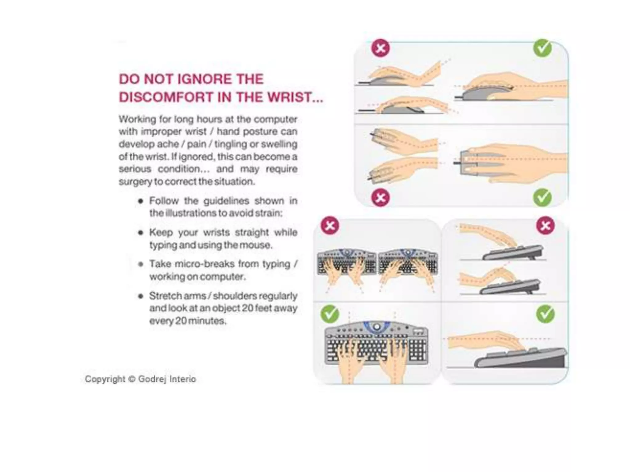 Correct Seating Posture at Work | PPTX