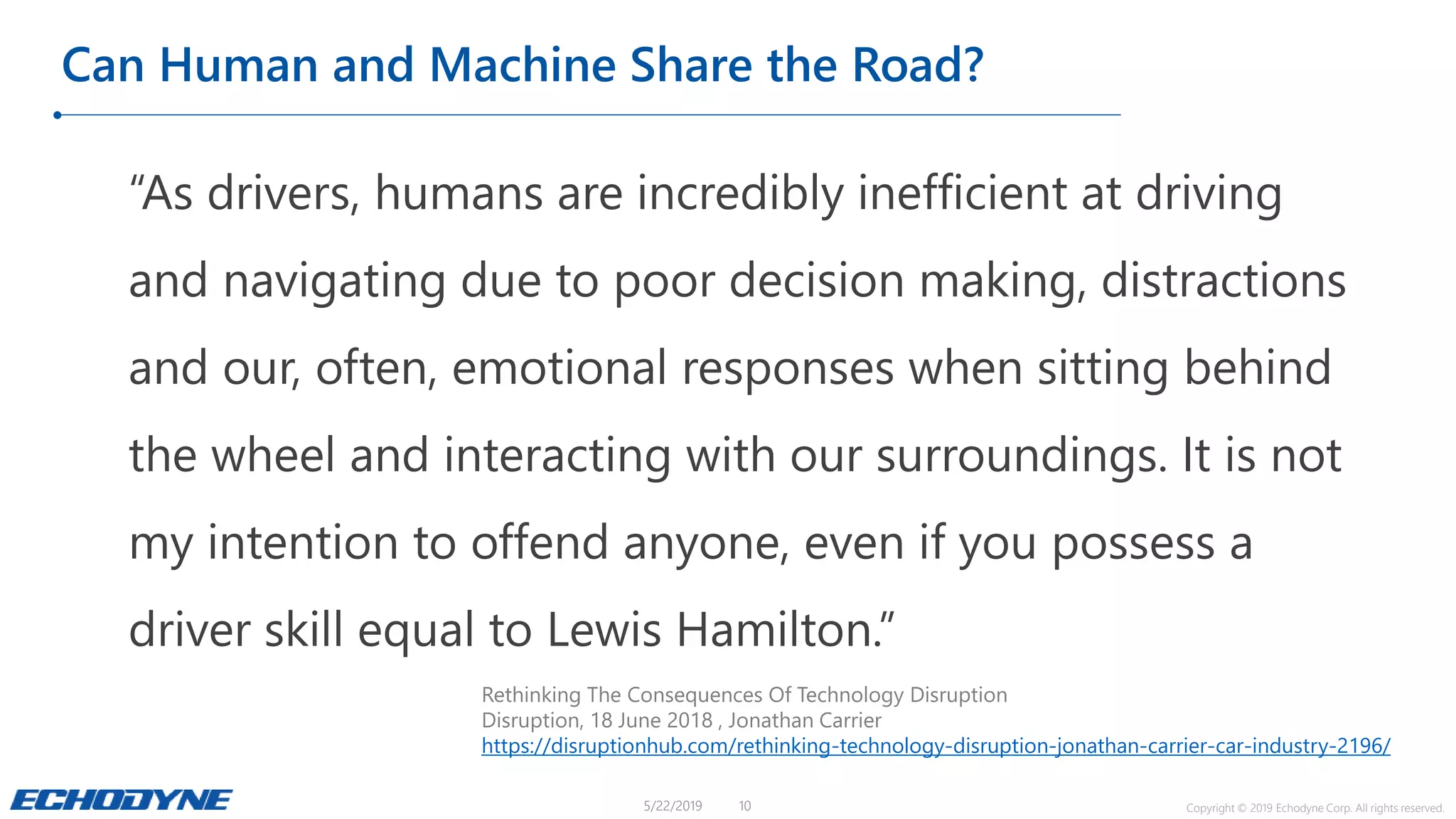 The Road to Autonomous Connected Electric Shared Vehicles, Leo ...