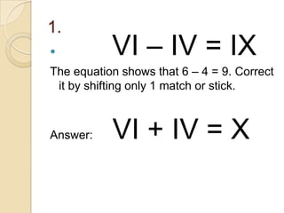 Correct the errors | PPTX