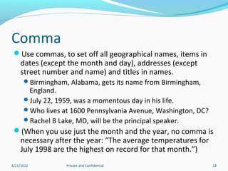 Correct use of punctuations | PPT