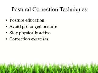 Correct your posture | PPTX
