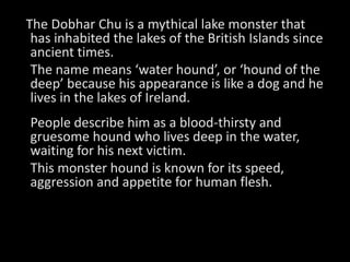 The Dobhar-Chu | PPTX