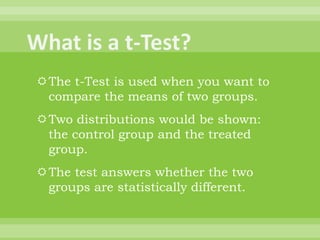 Correlated T-Test | PPTX