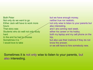 Correlating conjunctions | PPT