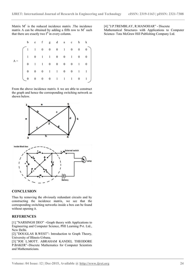 Correlating graph theory to a switching network | PDF | Computer Networking | Computing