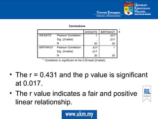 Correlation & Linear Regression | PPT