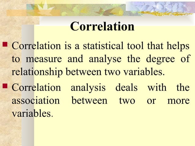 Correlation | PPT | Physics | Science