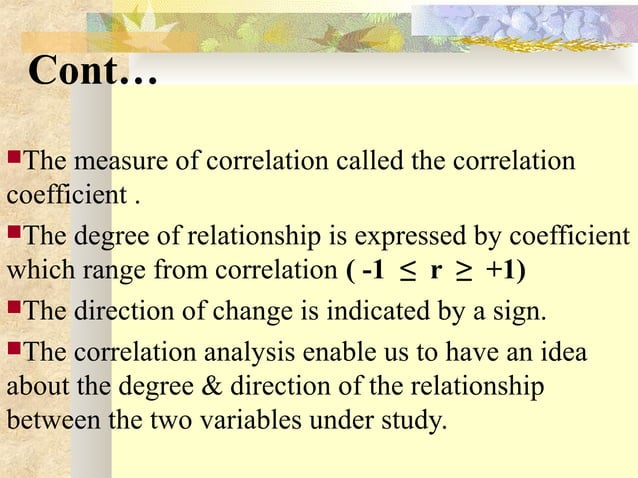Correlation | PPT | Physics | Science