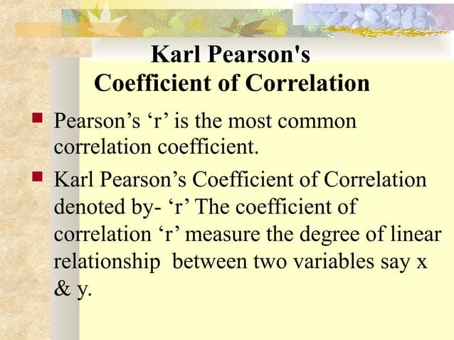 Correlation | PPT | Physics | Science