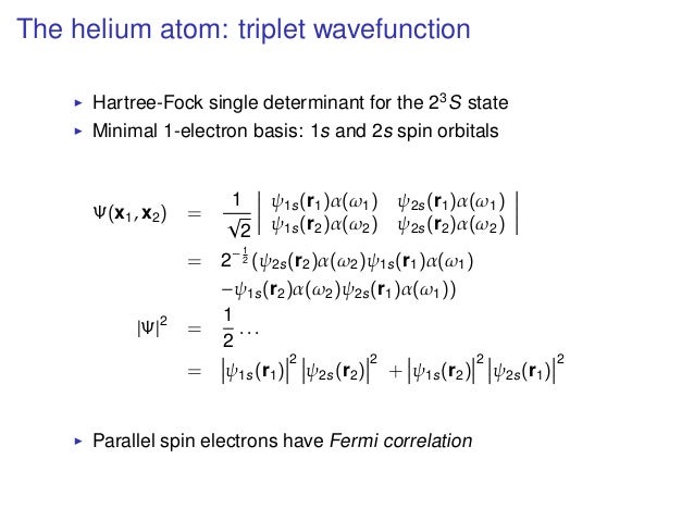 Introduction To Electron Correlation