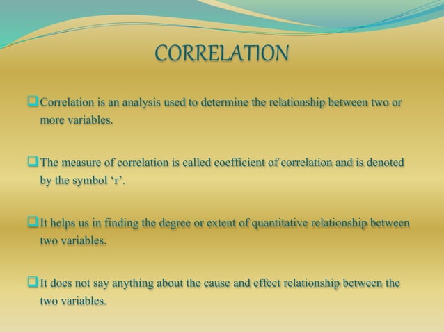 Correlation | PPTX | Physics | Science