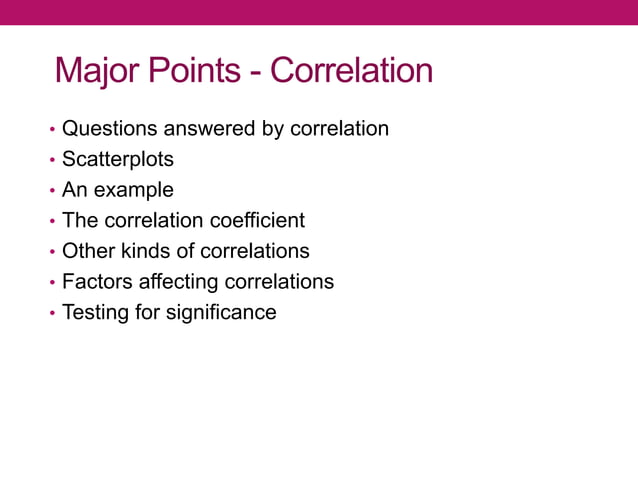 Correlation | PPT