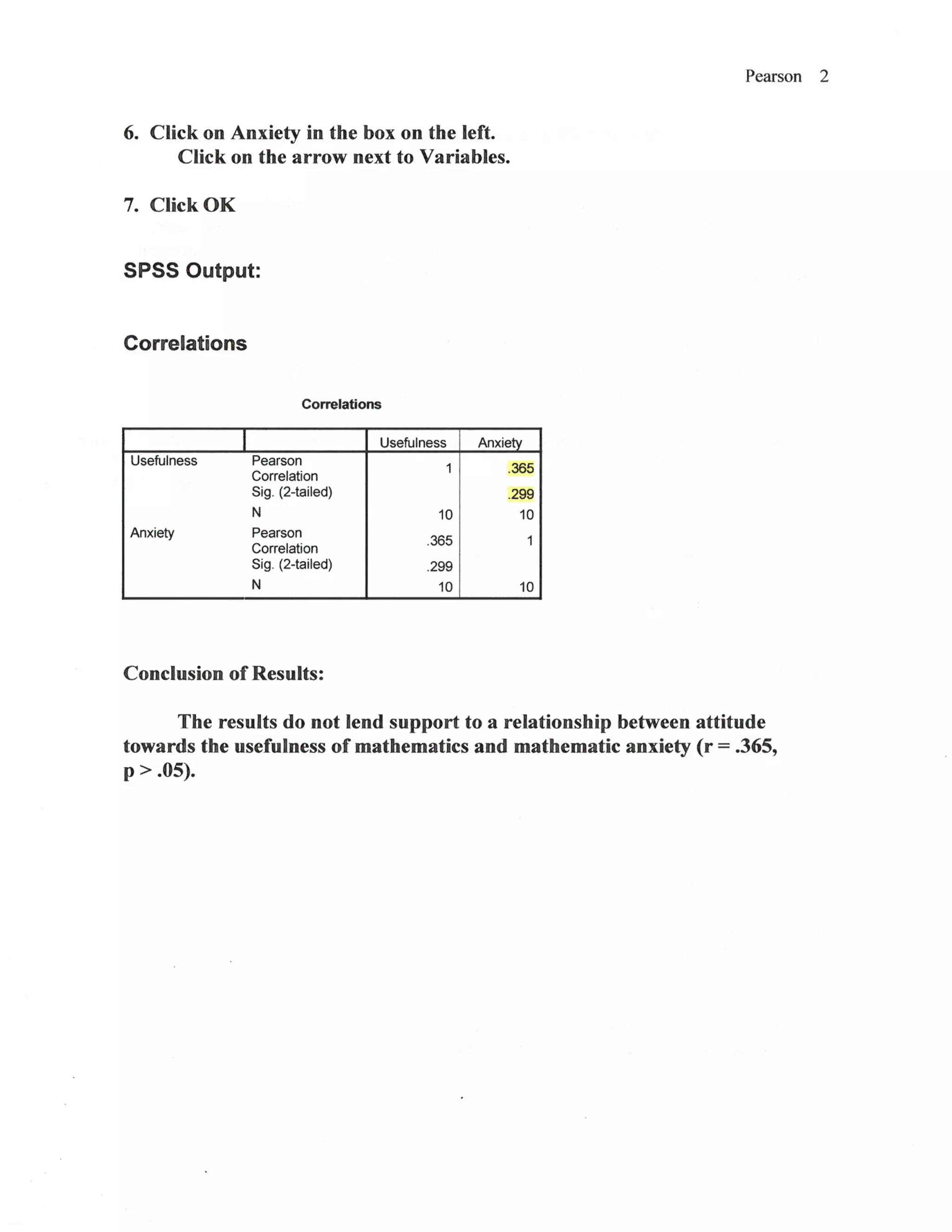Correlation and SPSS | PDF