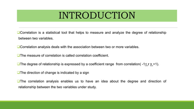 Correlation | PPTX | Physics | Science