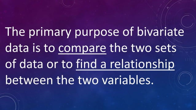 Correlation: Bivariate Data and Scatter Plot | PPTX