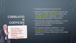 Lectures and practical lab on Correlation analysis | PPTX