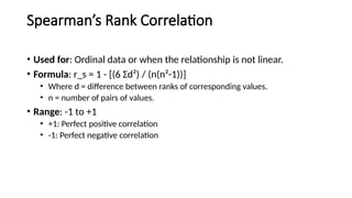 CORRELATION,INTRODUCTION,IMPORTANCE,TYPES.pptx