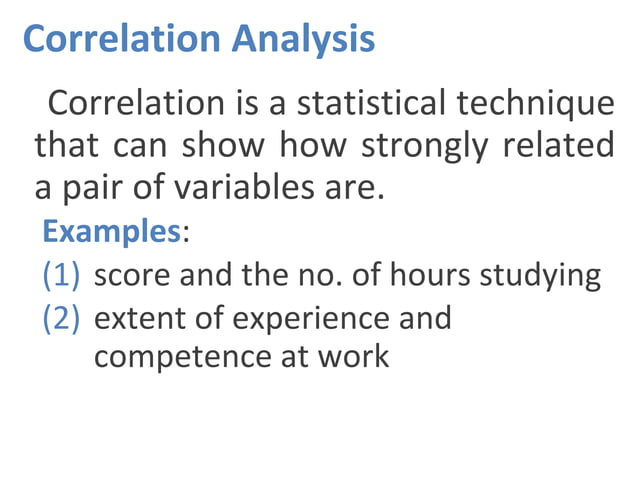 Correlation Analysis Pptx