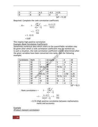 CORRELATION-AND-REGRESSION.pdf for human resource | PDF