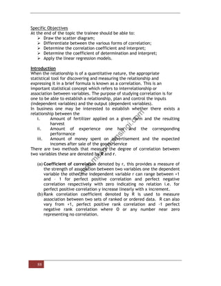 CORRELATION-AND-REGRESSION.pdf for human resource | PDF