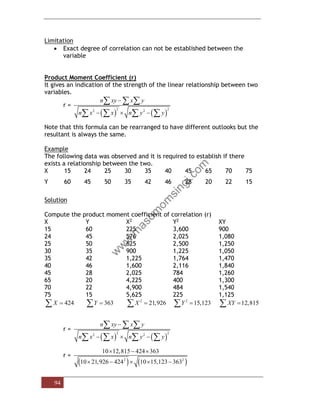 CORRELATION-AND-REGRESSION.pdf for human resource | PDF