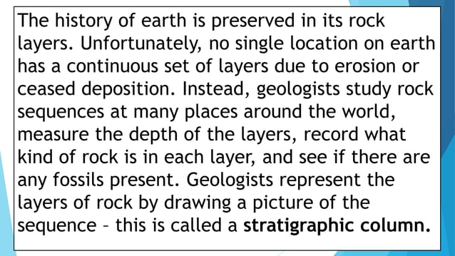 CORRELATION-OF-ROCK-LAYERS ELS GRADE 12.pptx | Geology | Science