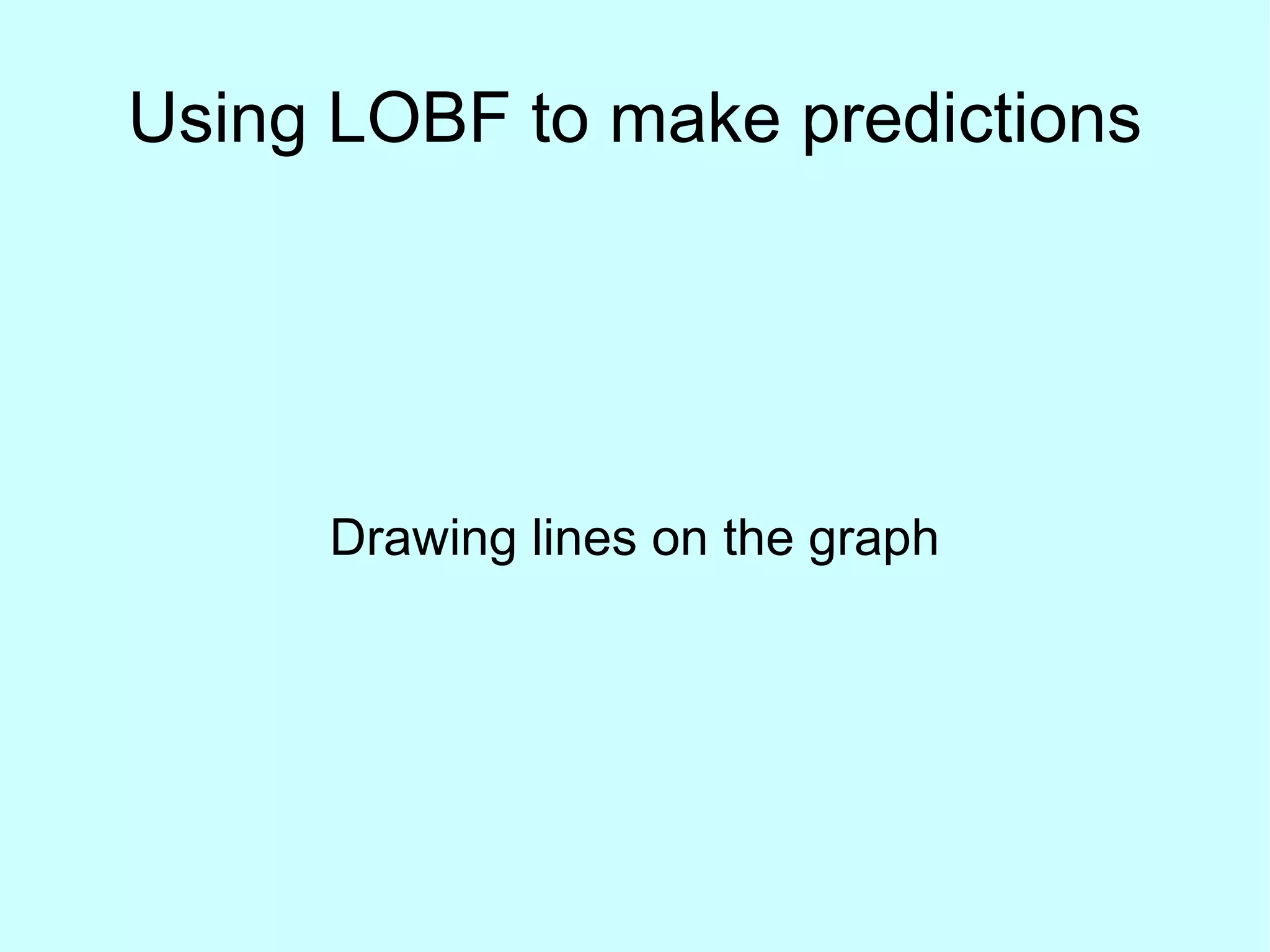Scatter diagrams and correlation | ODP