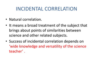 Correlation in physical science | PPTX