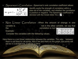Correlation IN STATISTICS | PPT