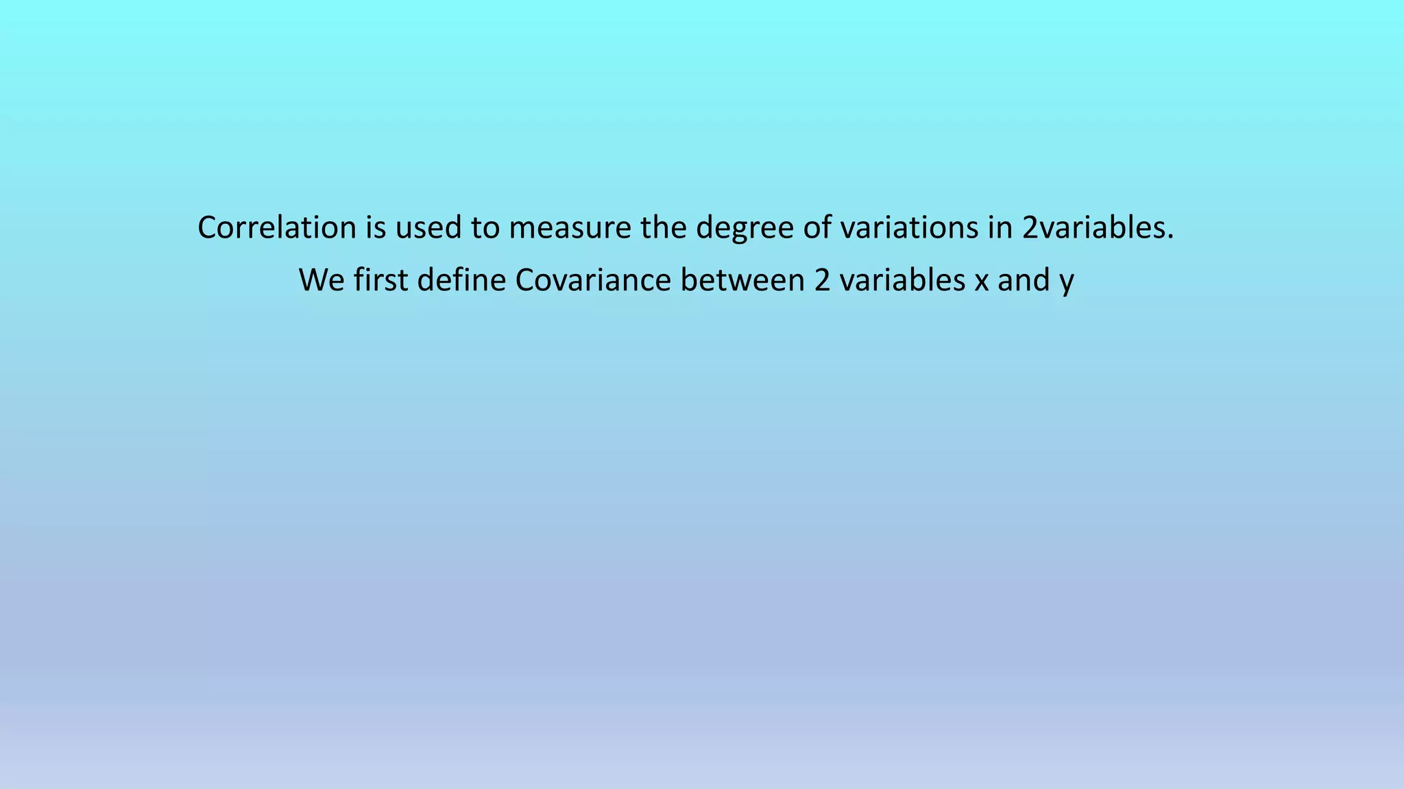 CALCULATING CORRELATION COEFFICIENT | PPTX