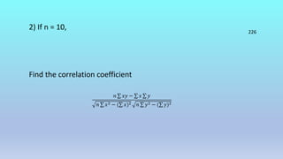 CALCULATING CORRELATION COEFFICIENT | PPTX