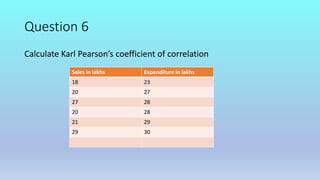 CALCULATING CORRELATION COEFFICIENT | PPTX
