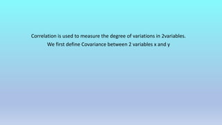 CALCULATING CORRELATION COEFFICIENT | PPTX