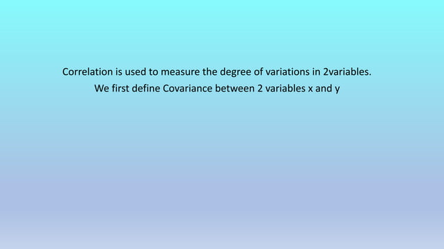 CALCULATING CORRELATION COEFFICIENT | PPTX