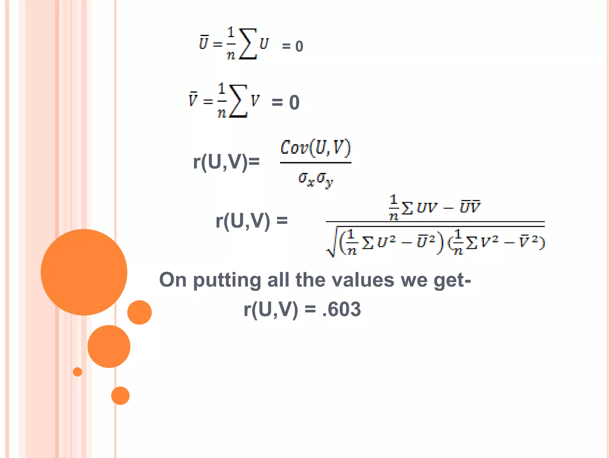 Correlation engineering mathematics | PPT
