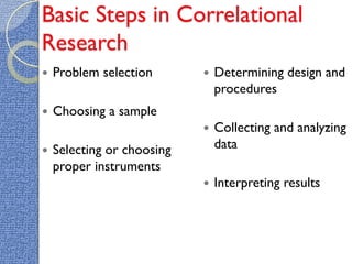 Correlational research | PDF