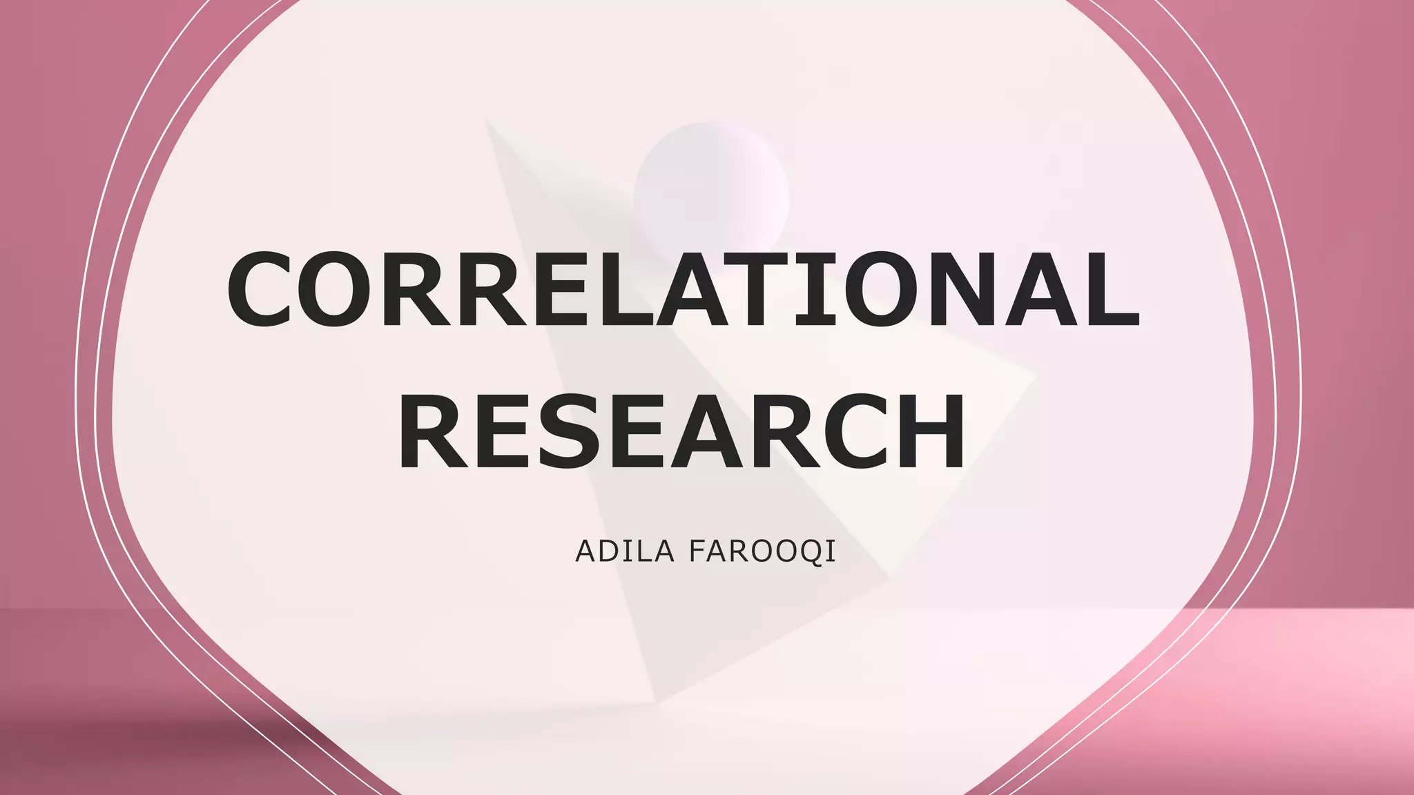 type of research methods (Correlational research) | PPT