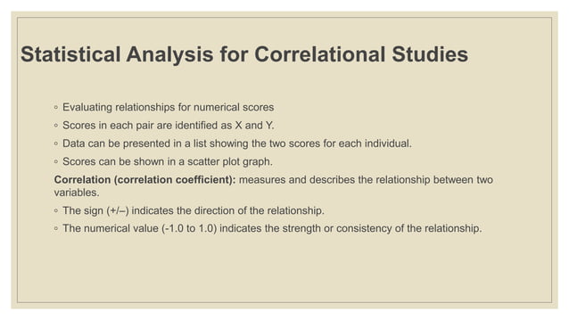 HOWs CORRELATIONAL STUDIES are performed | PPT