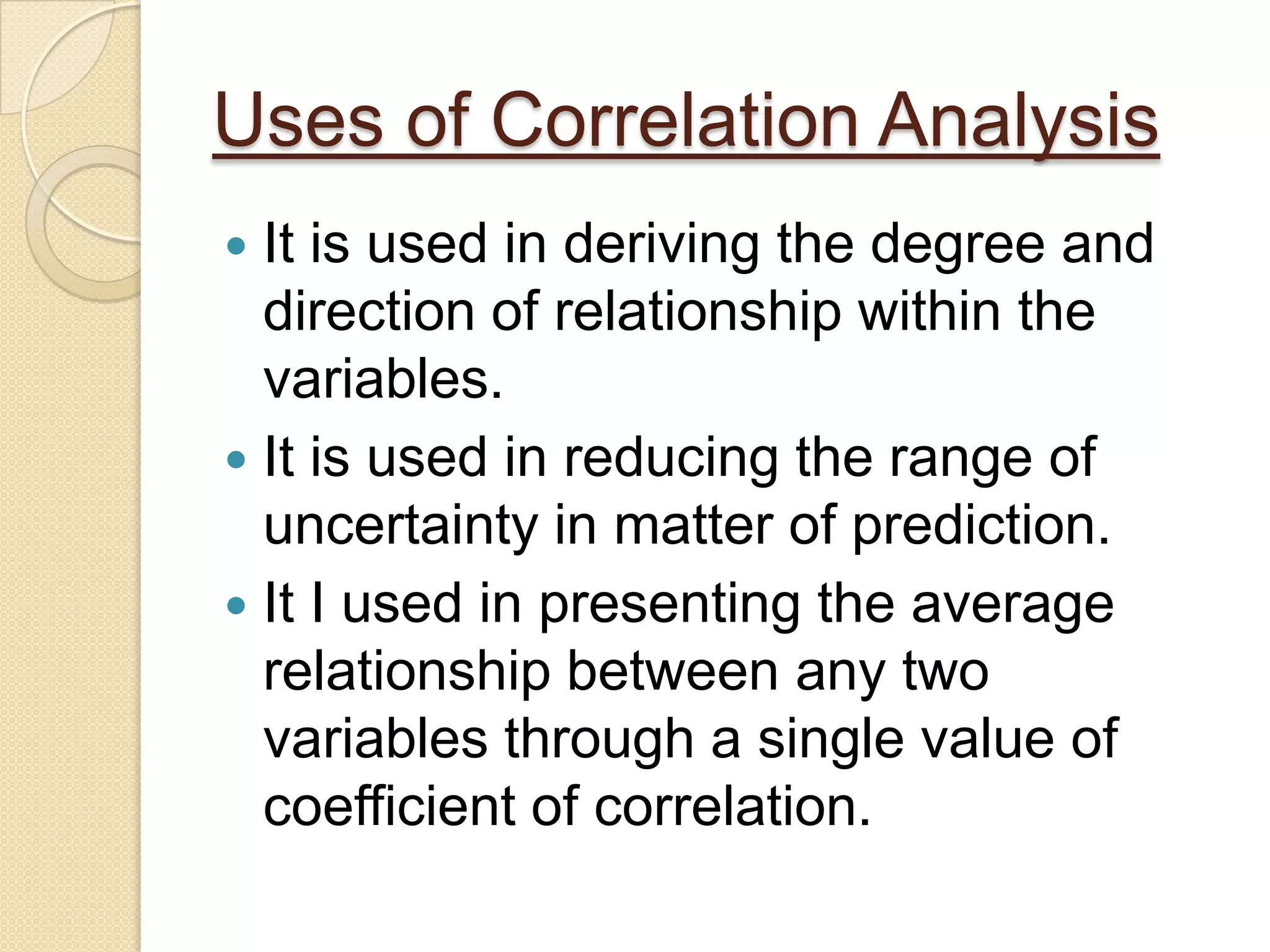 Correlation analysis | PPTX